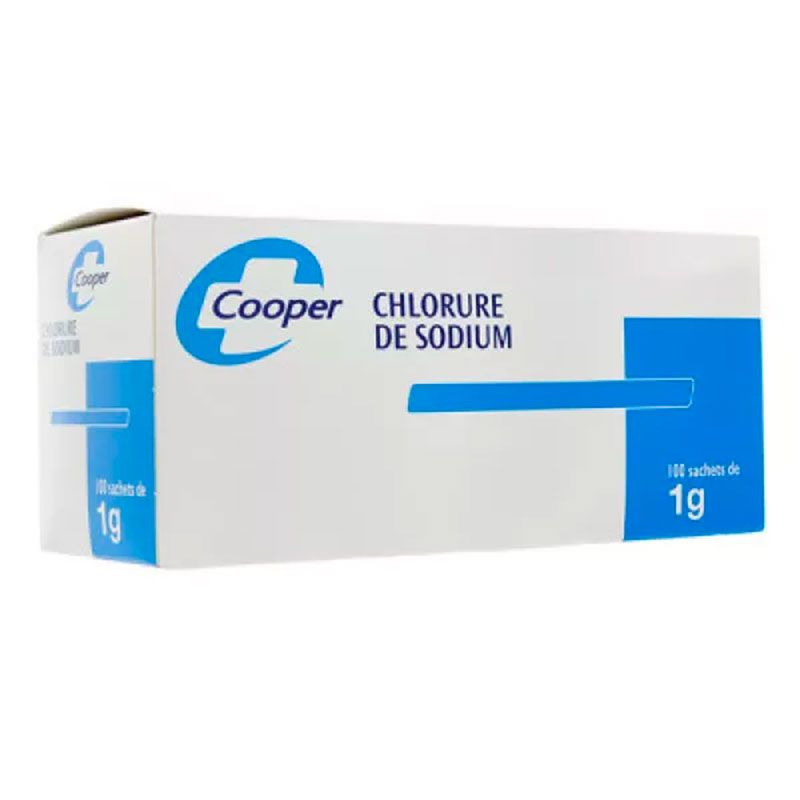 Cooper Chlorure de Sodium - Comble le Manque de Sel - 1g - Sachet Unitaire