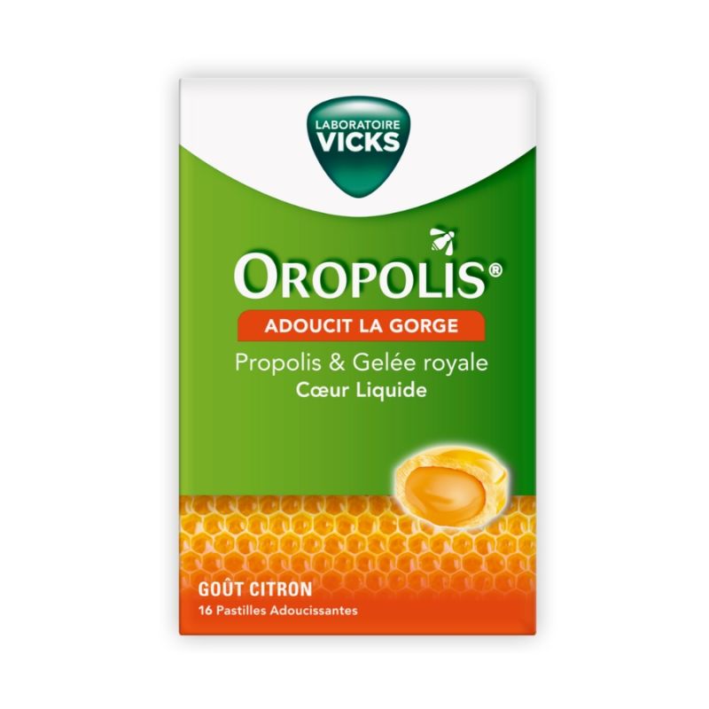 Vicks Oropolis - Adoucit la Gorge - Propolis et Gelée Royale Coeur ...