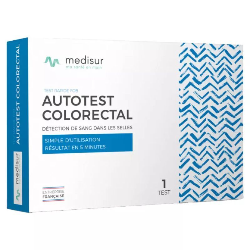 Autotest Colorectal Détection de Sang Dans les Selles Medisur - 1 Autotest