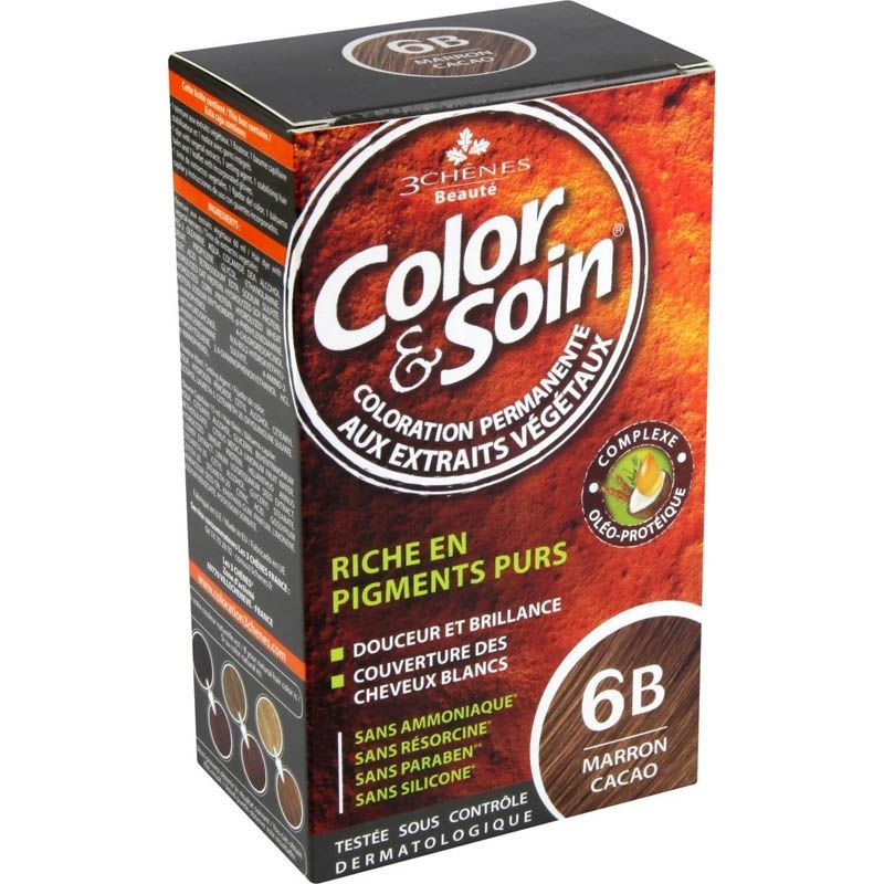 Les 3 Chênes Color & Soin Marron Cacao 6B