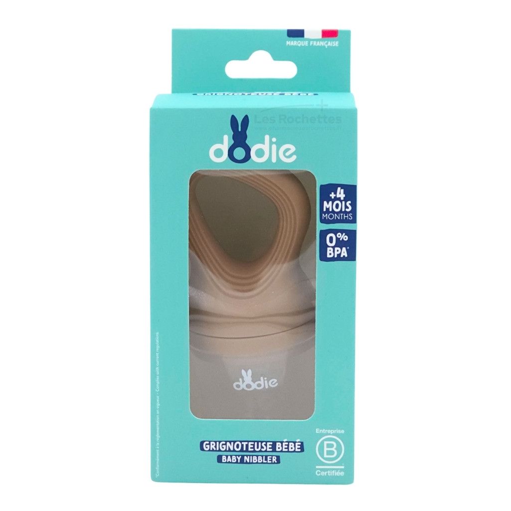 Dodie grignoteuse bébé silicone en stock pharmacie