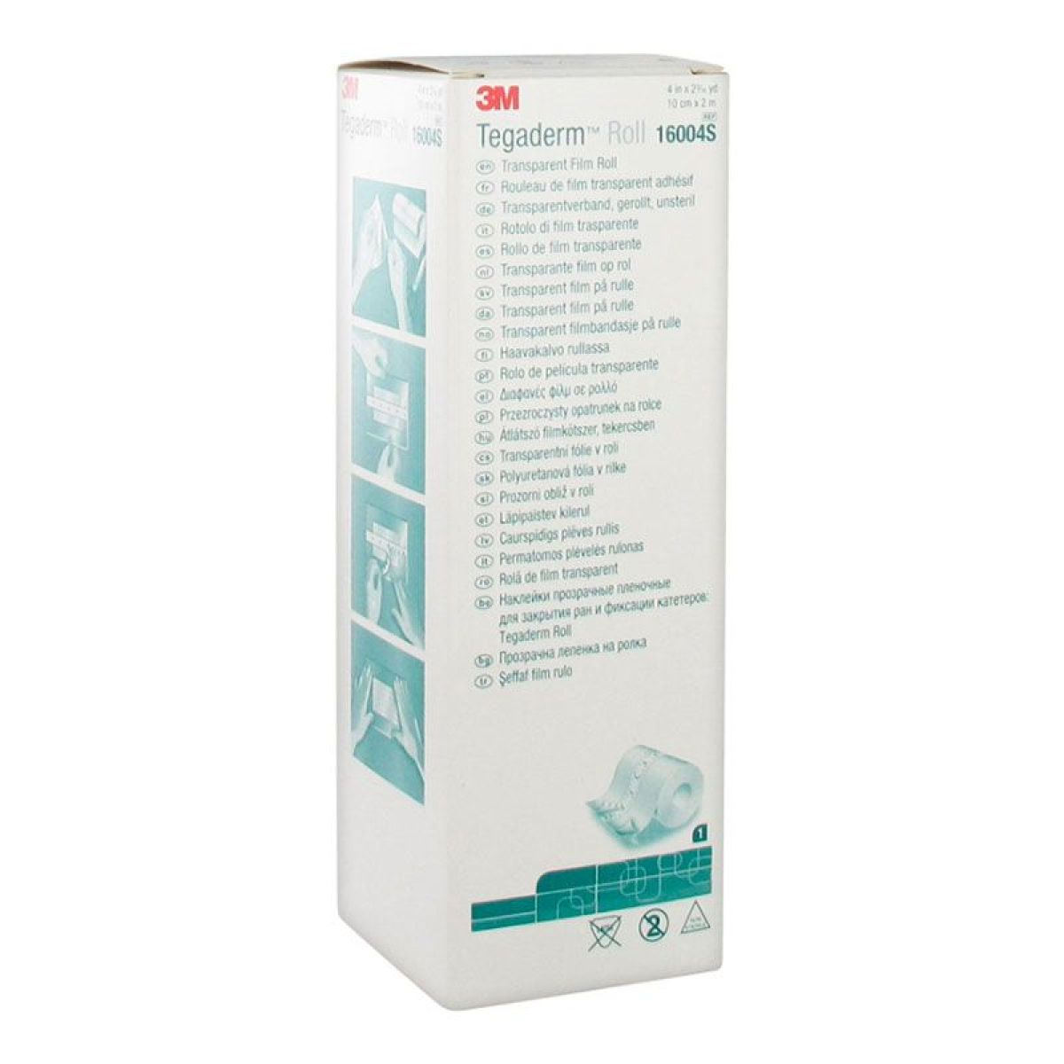3M Tegaderm Roll - Rouleau de Film Transparent Adhésif - 10 cm x 2 m ...