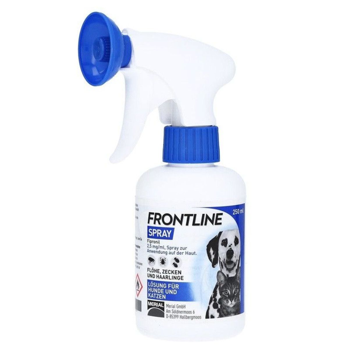 Spray Antiparasitaire Chats & Chiens Frontline - 250ml
