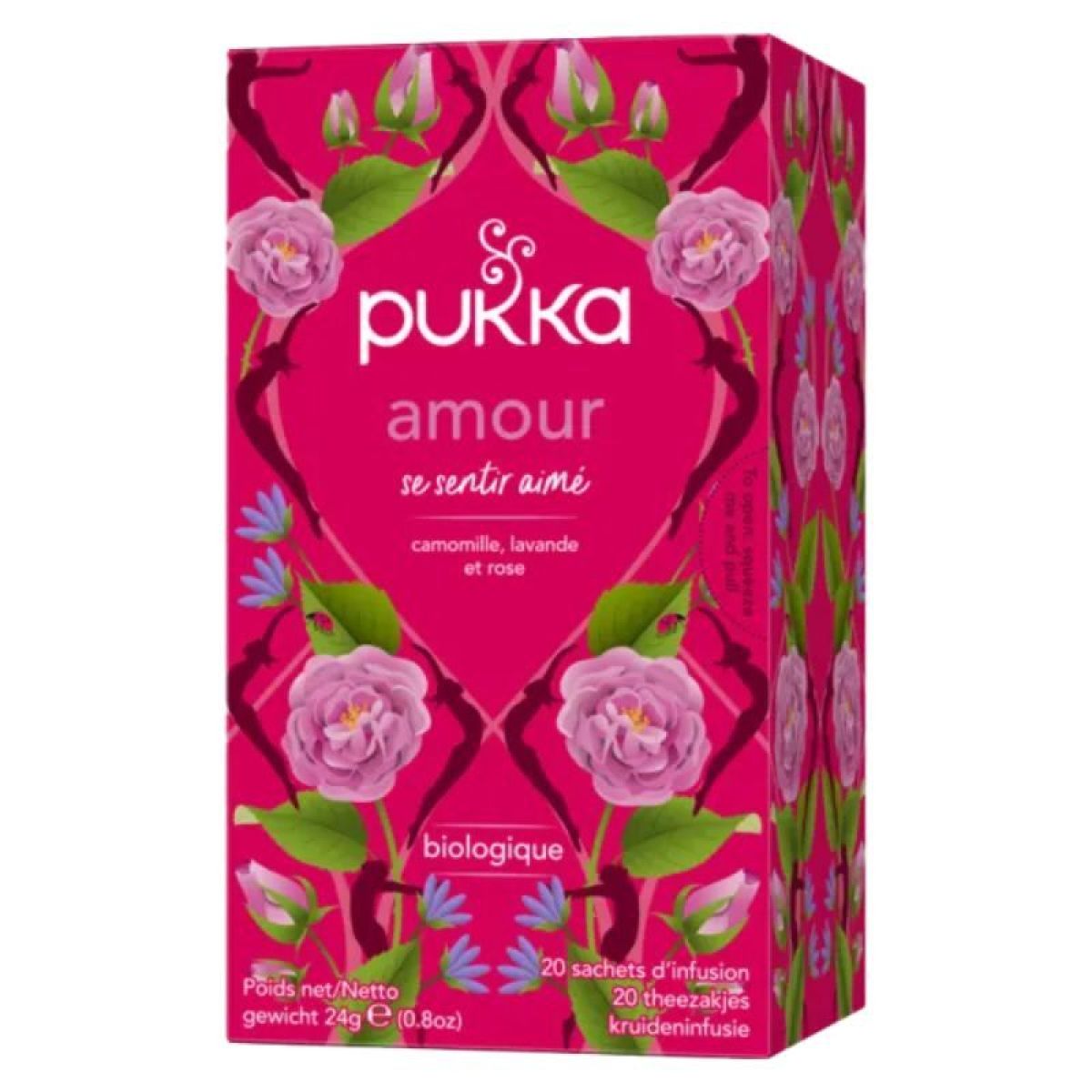 Infusion Amour Bio Pukka - 20 Sachets