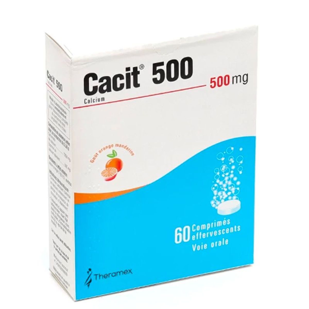 Warner Cacit 500 mg - 60 comprimés effervescents