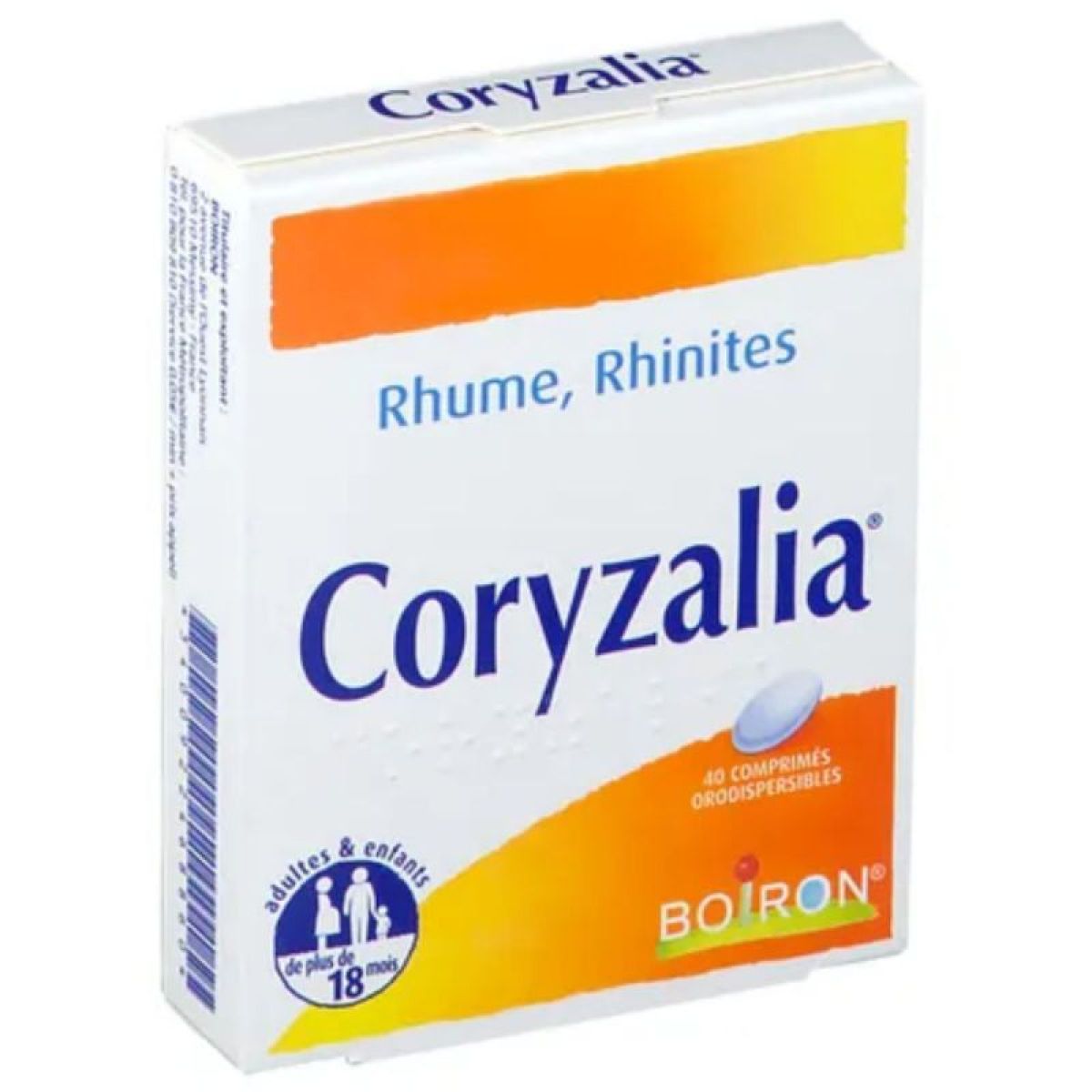 Boiron Coryzalia 40 comprimés orodispersibles