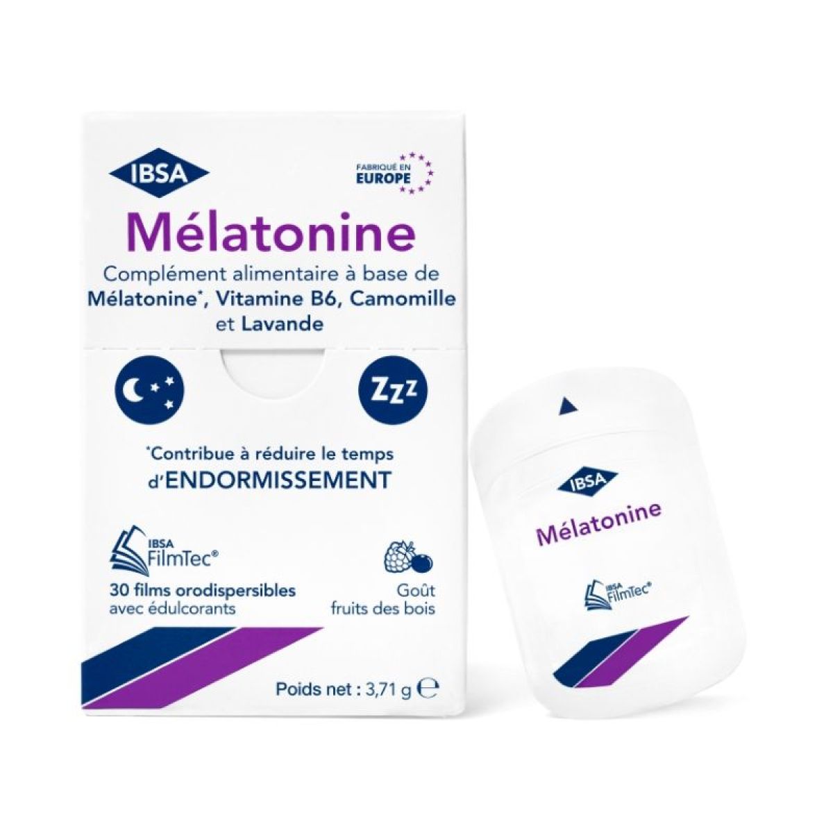 IBSA Mélatonine FilmTec 30 Films Orodispersibles
