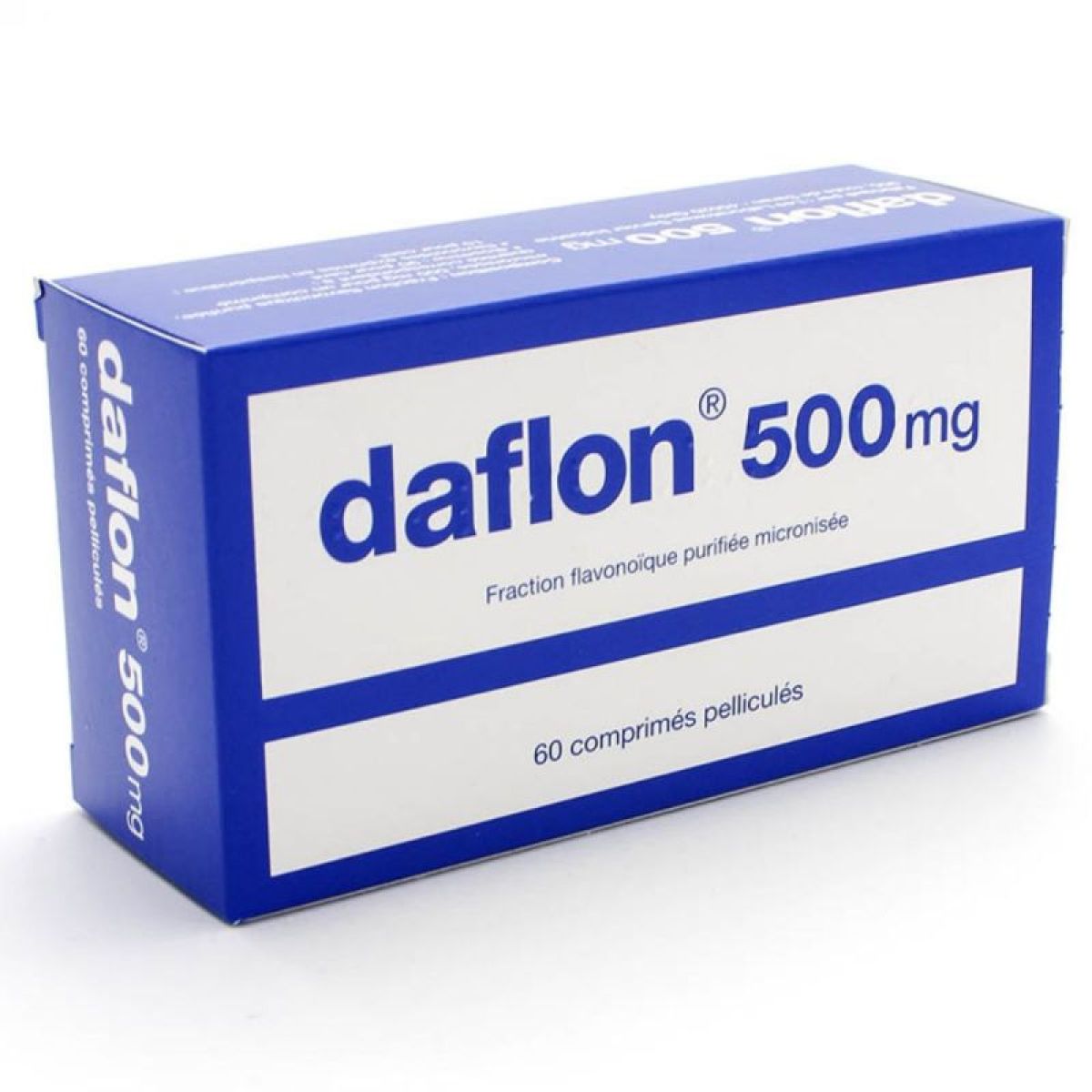 DAFLON 500 mg 60 comprimés – Insuffisance veineuse et hémorroïdes