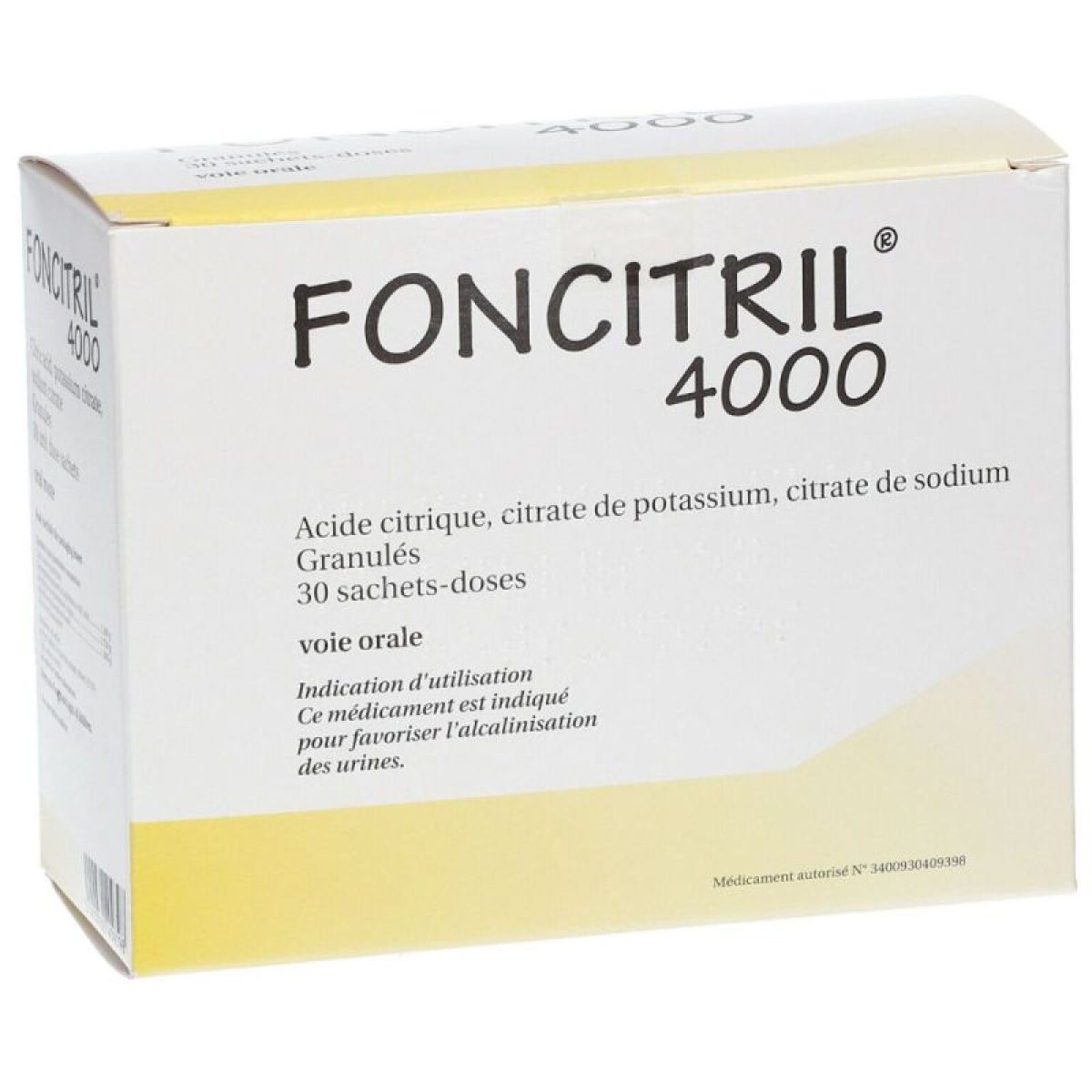 Foncitril 4000 granulés 30 sachets