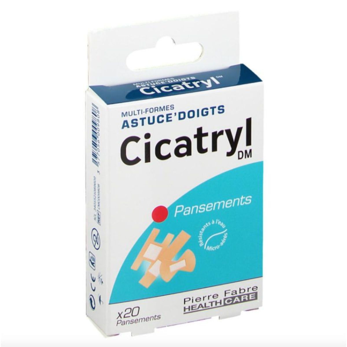 Cicatryl Multi-Formes Astuce Doigts 20 Pansements