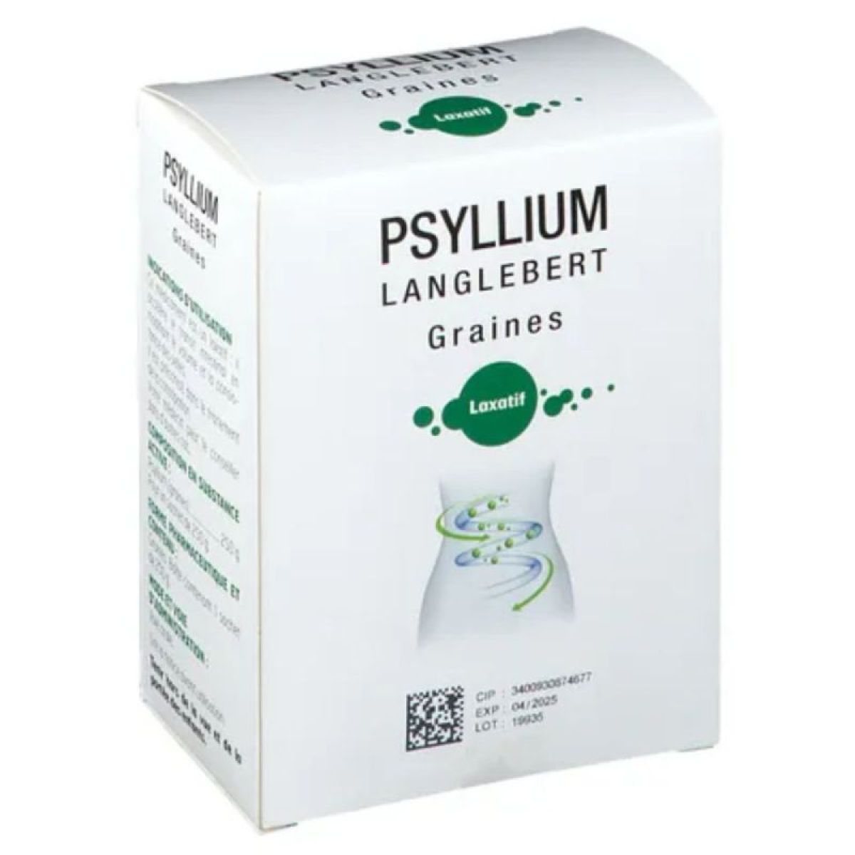Psyllium Langlebert Graines Sachet de 250 g - Laxatif