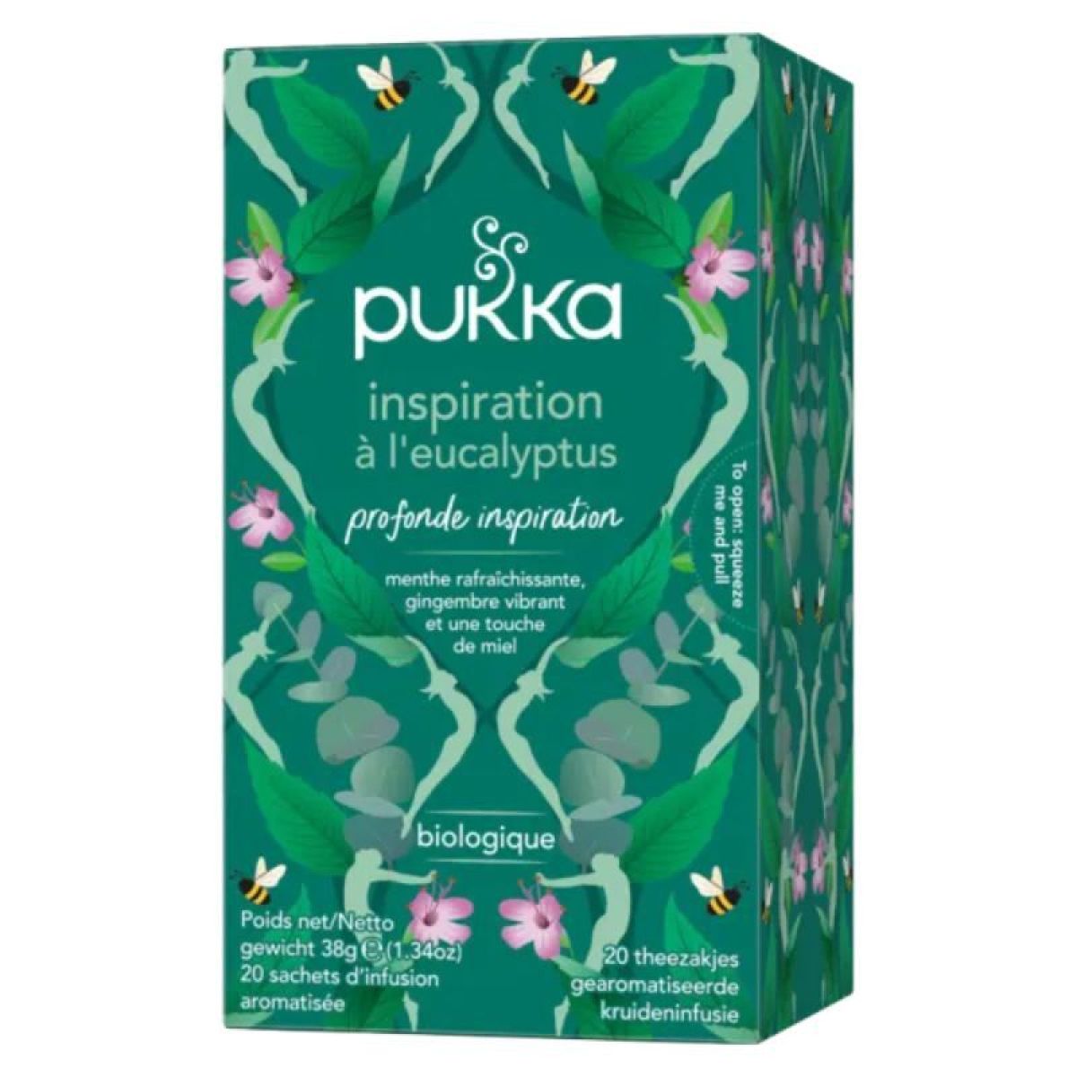 Infusion Inspiration à l'Eucalyptus Bio Pukka - 20 Sachets