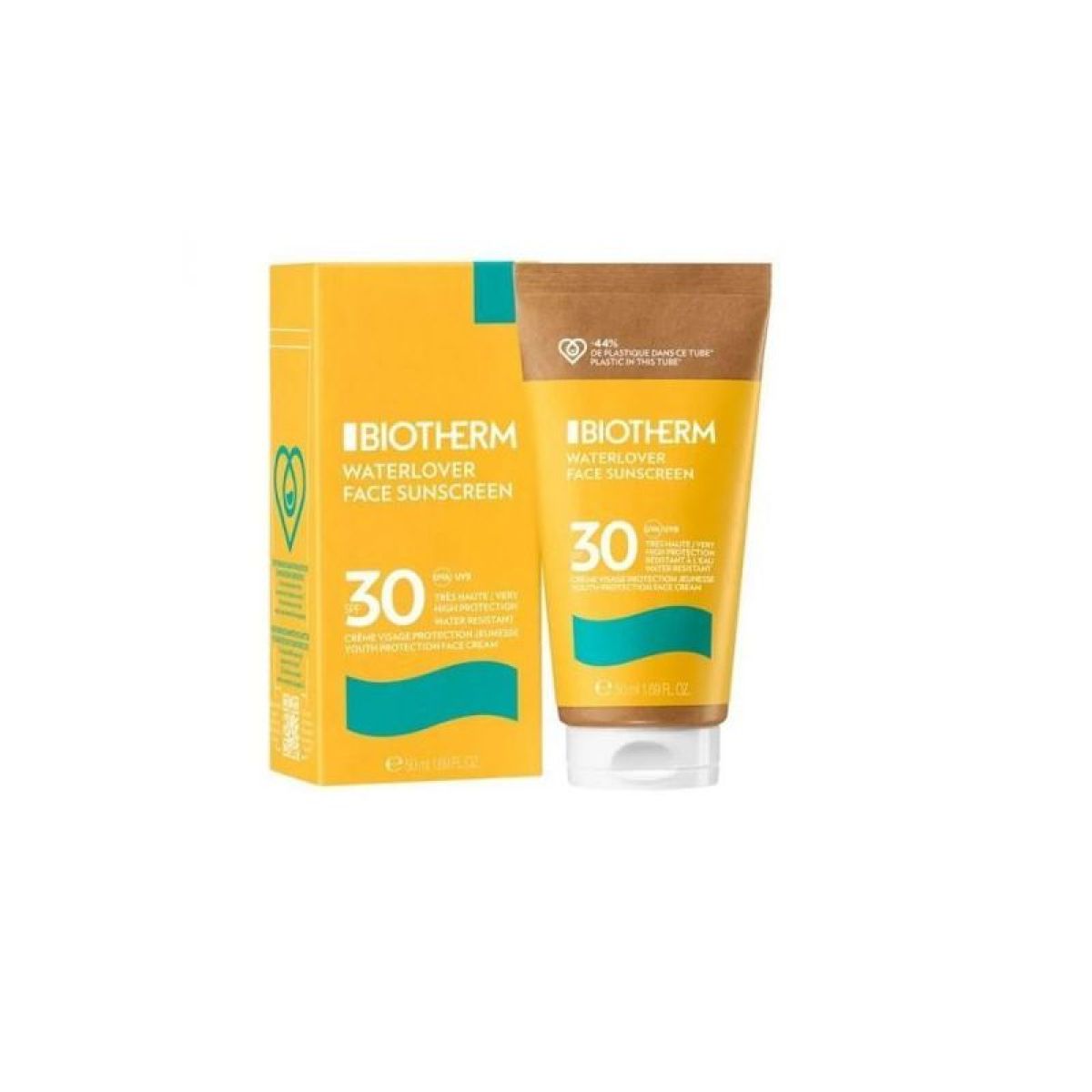 Biotherm Waterlover SPF 30 Visage 50ml - En Stock | Pharmacie des Rochettes