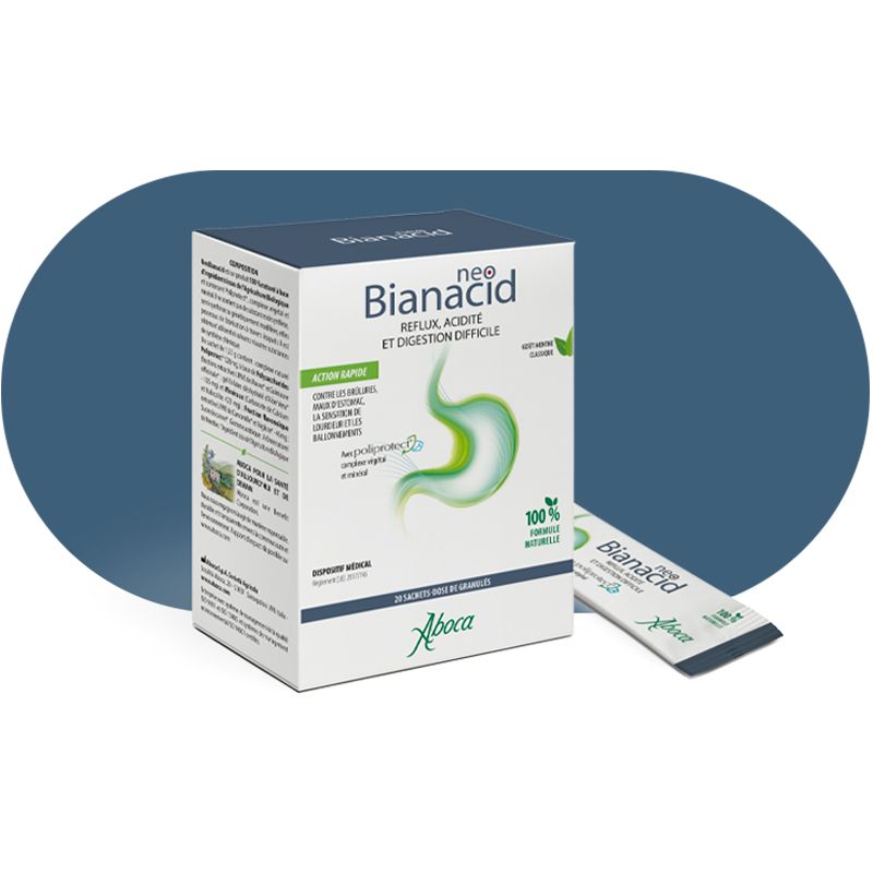Aboca NeoBianacid Acidité et Reflux - 20 sachets-dose - Reflux, acidité ...
